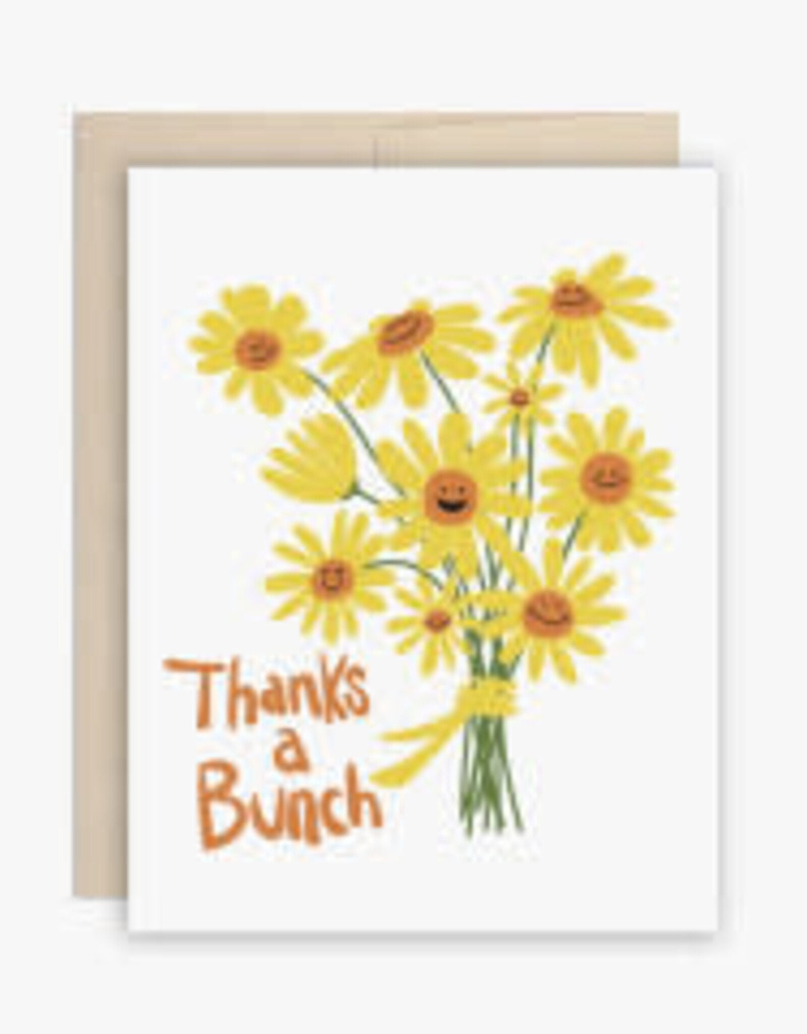 Thanks a Bunch Greeting Card with Cheerful Daisy Design – Perfect for ...