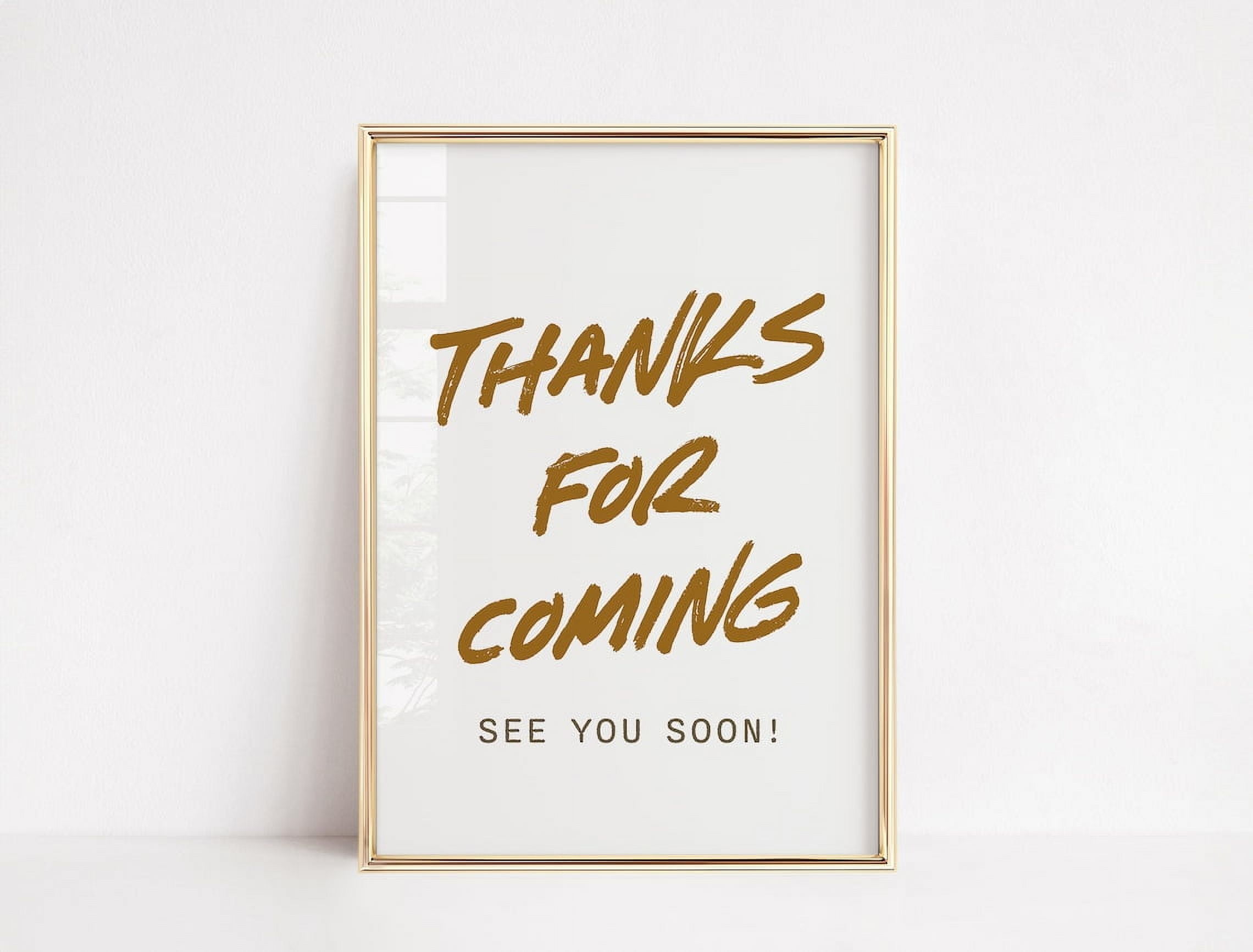 Thanks For Coming See You Soon, Poster Bundle, Fun Home Office Studio ...