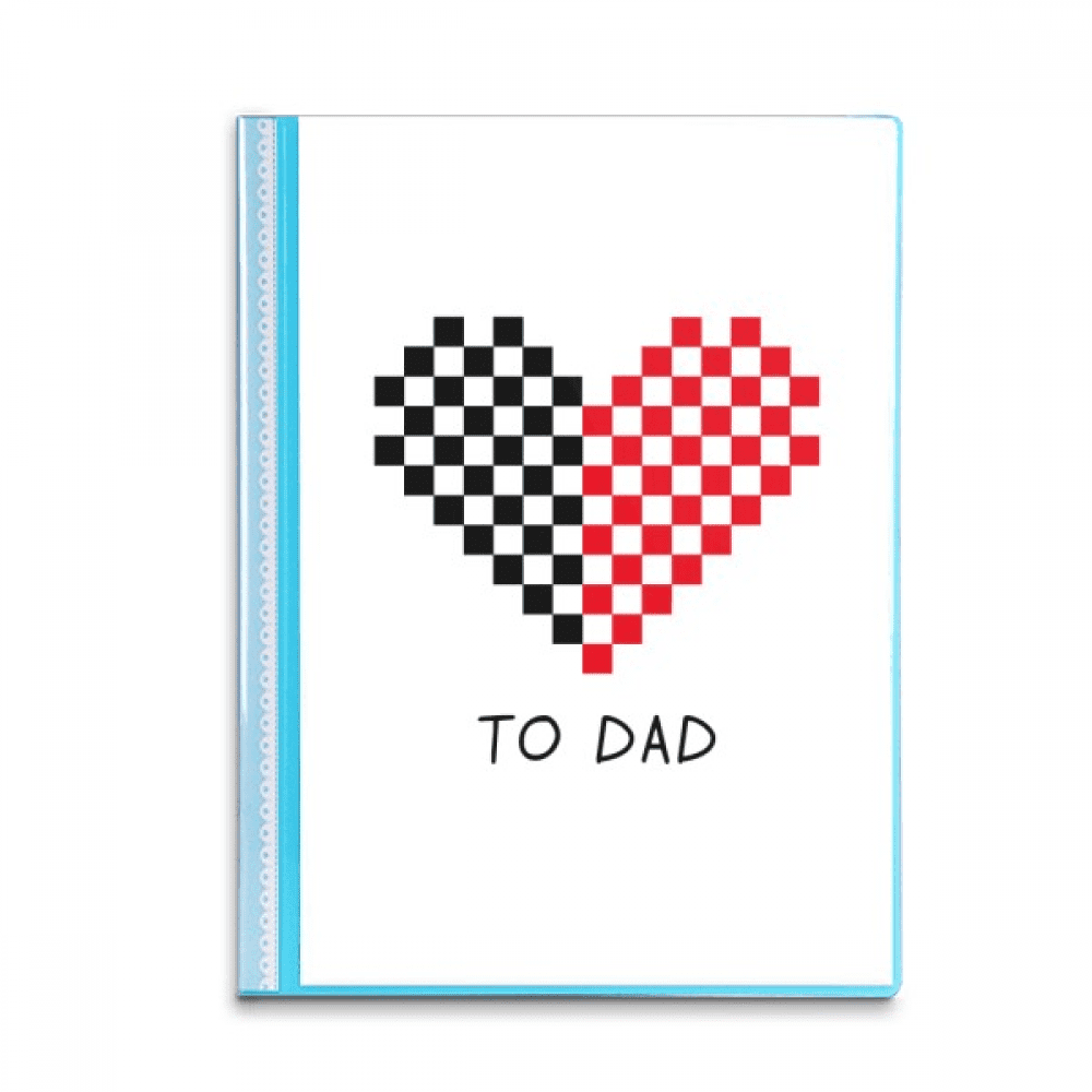 Thanks Dad Return Heart Art Deco Fashion Book Sheet Protectors ...