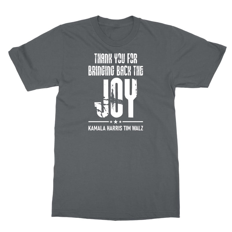 Thanks For Bringing Back The Joy Harris Walz Formula Unisex T-Shirt (Gray, Medium) - Walmart.com