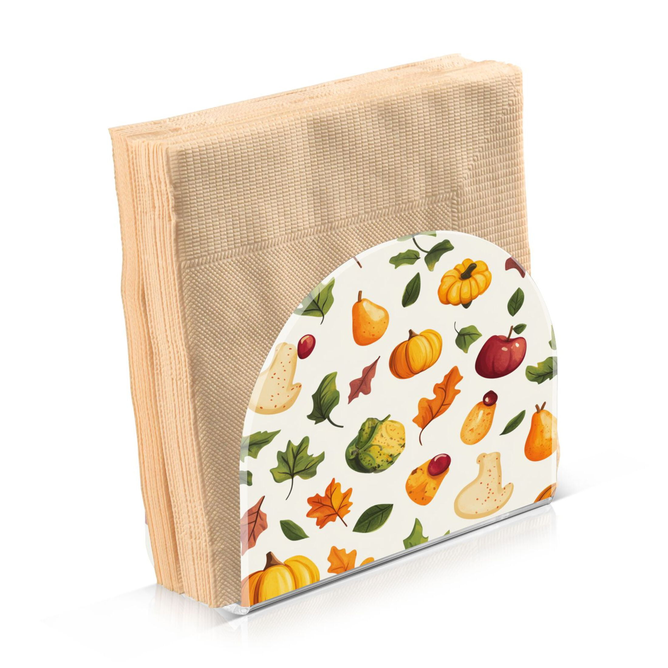 Thanks Giving Vegetable Napkin Holders for Tables Napkin Stand Paper Holder Organizer Tabletop ...