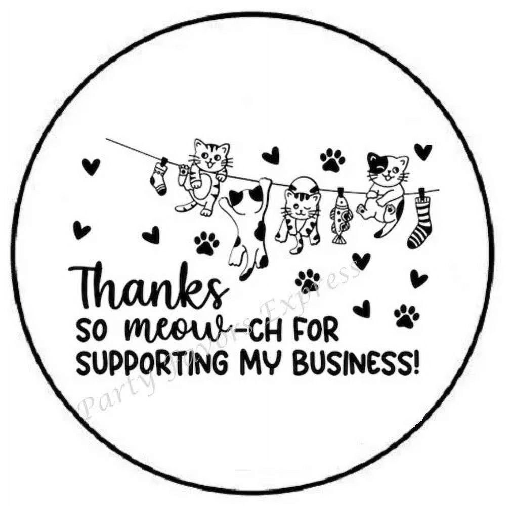 Thanks For Supporting My Business Sticker Party Favors Sticker Envelope ...