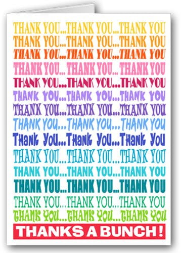 Thanks a Bunch Simple Boxed Note Card - 10 Blank Note Cards - Walmart.com