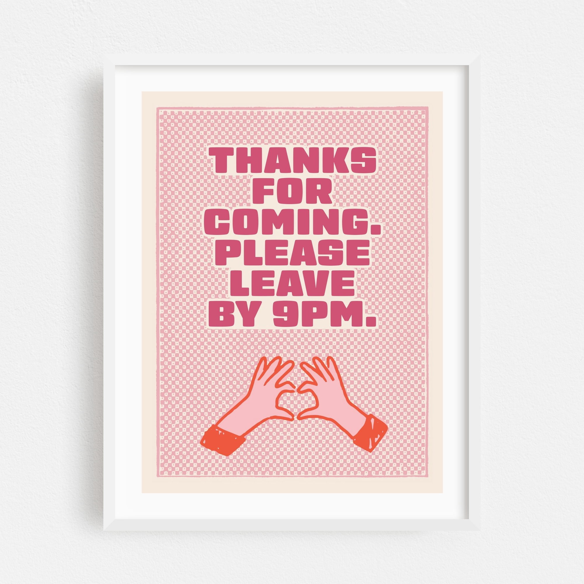 Thanks-for-coming-3x4 - Typography Humor Quote Pop Art Modern Art Retro ...