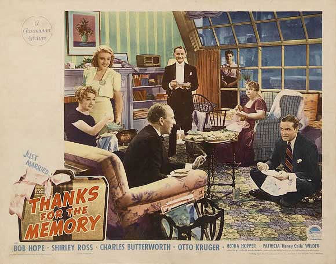 Thanks for the Memory - movie POSTER (Style E) (11" x 14") (1938 ...