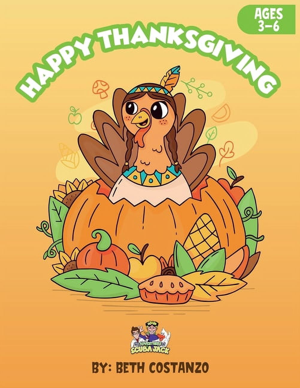 Thanksgiving Activity Workbook For Kids! (Paperback) - Walmart.com