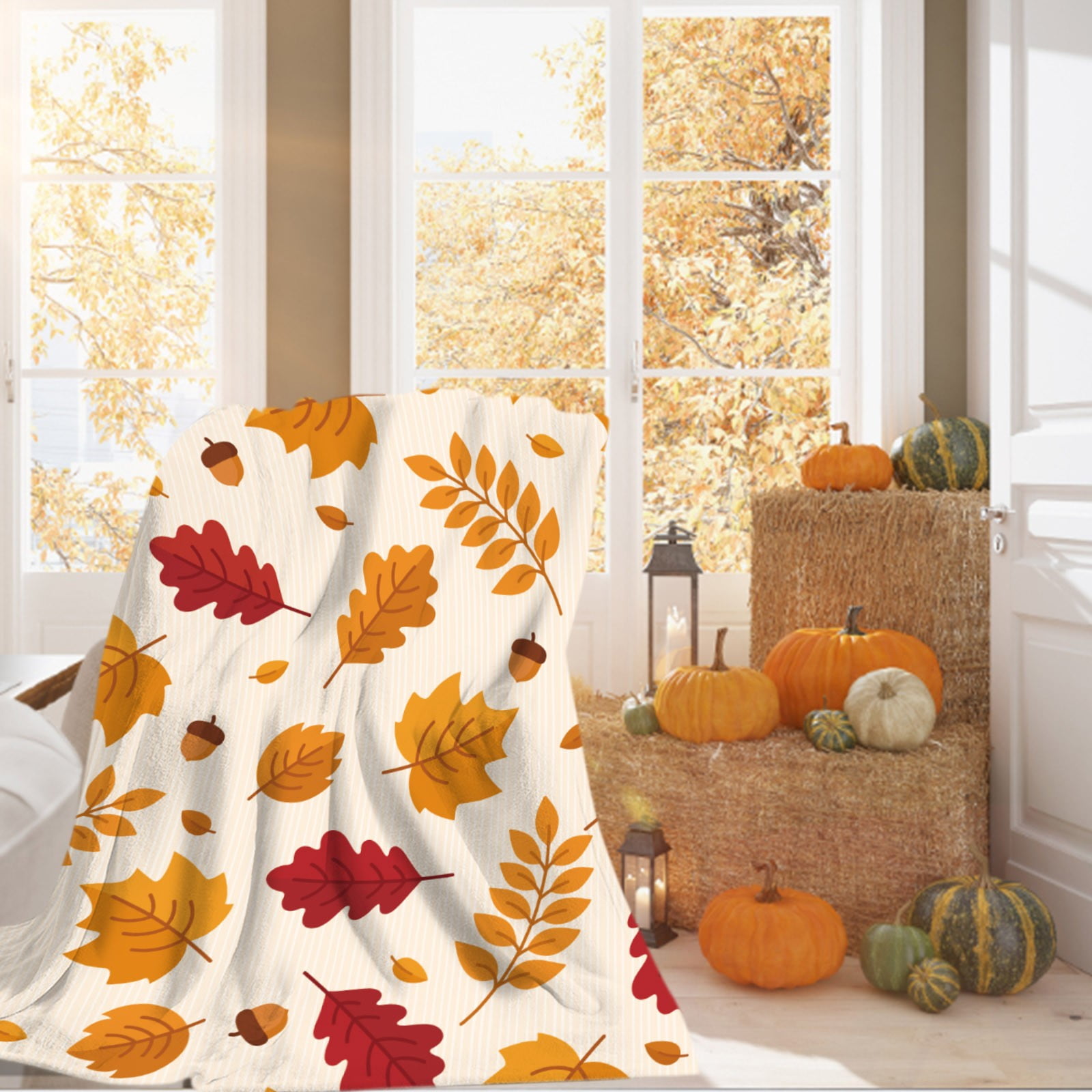 Thanksgiving Blankets And Throws Autumn Blanket Festival Pumpkin Autumn ...