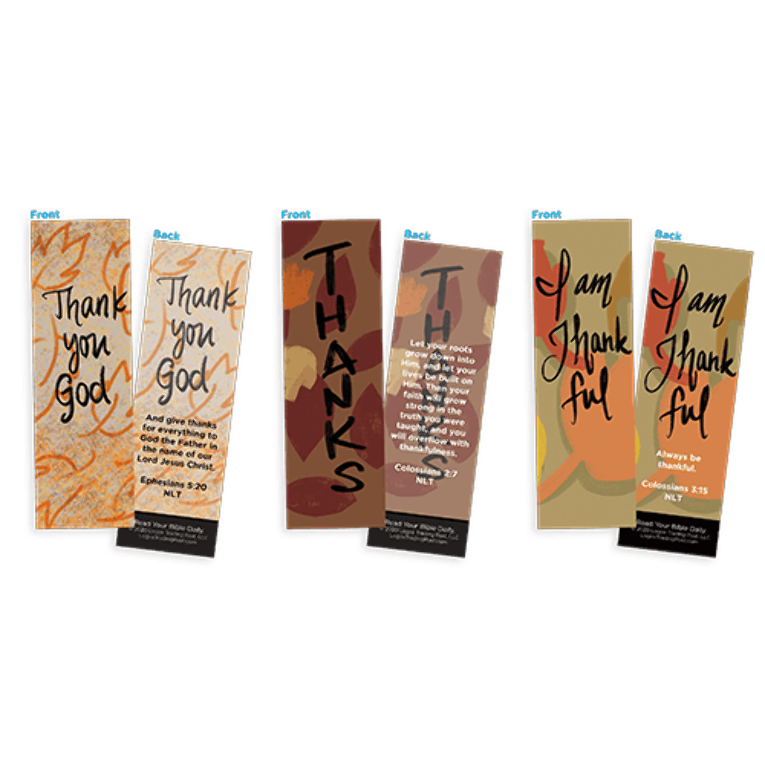 Thanksgiving Bookmark Variety Pack Assortment, Fall Season Special ...