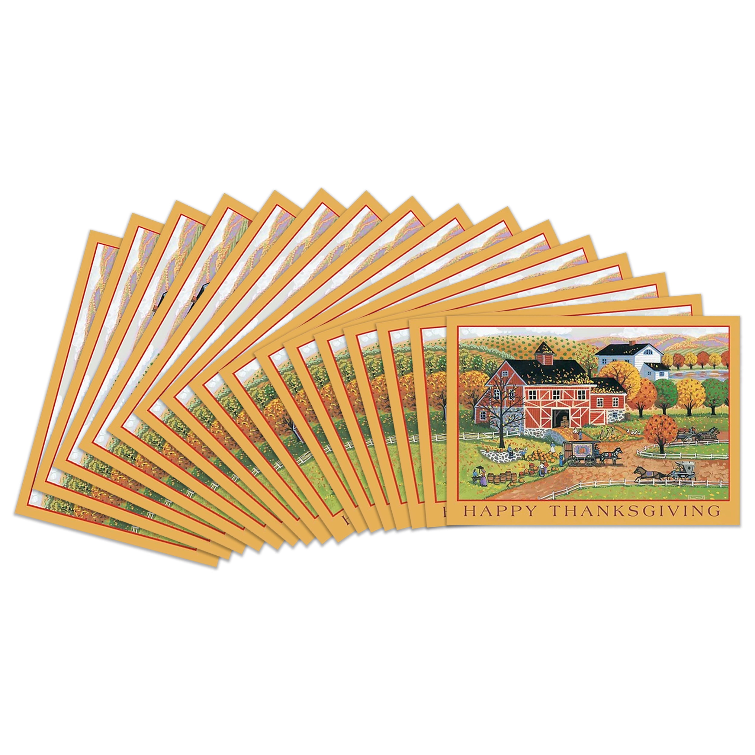 Thanksgiving Boxed Greeting Card Multi-Pack Set (4x6) by Fravessi | 16 ...