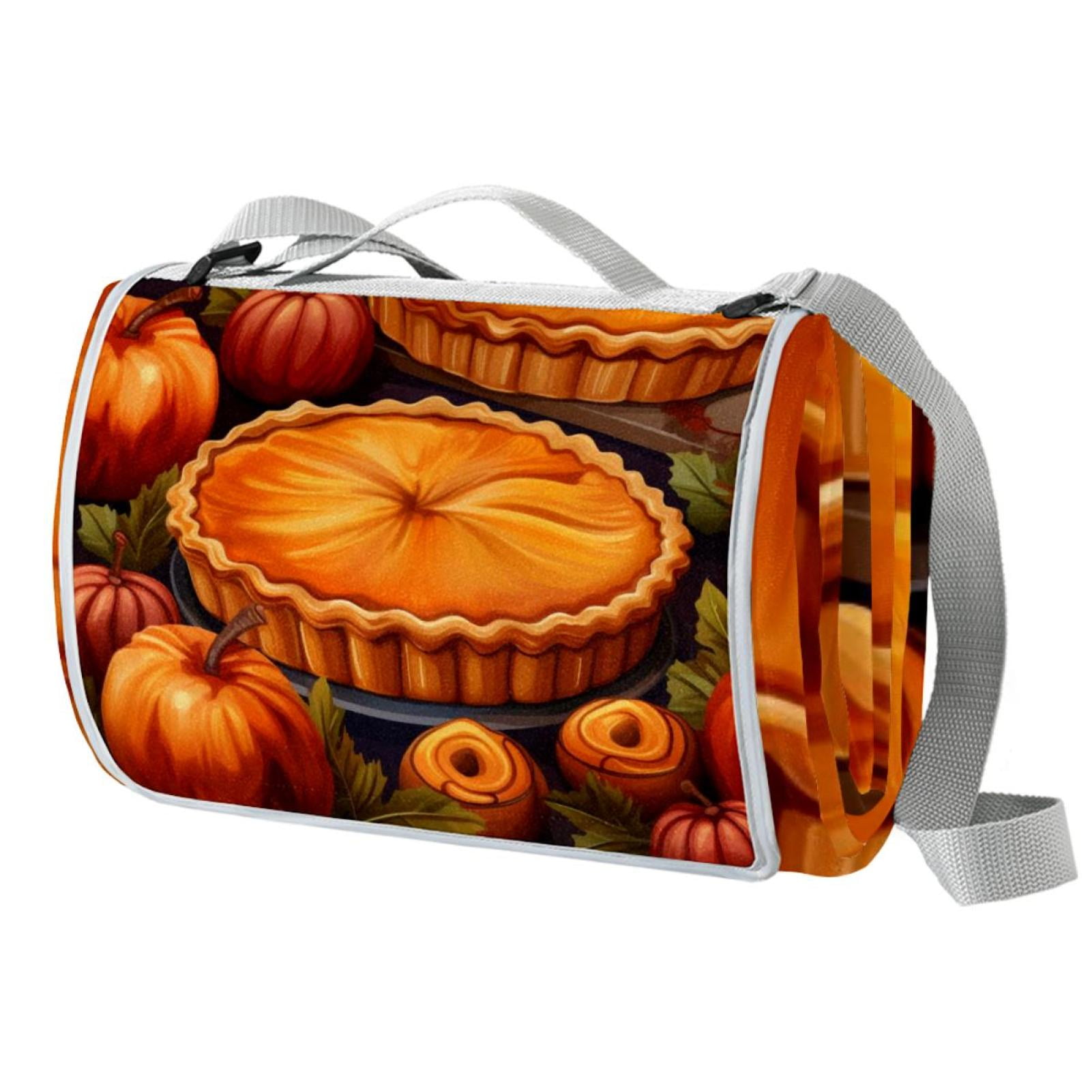 Thanksgiving Canvas Picnic Blanket Waterproof Outdoor Extra Large for ...
