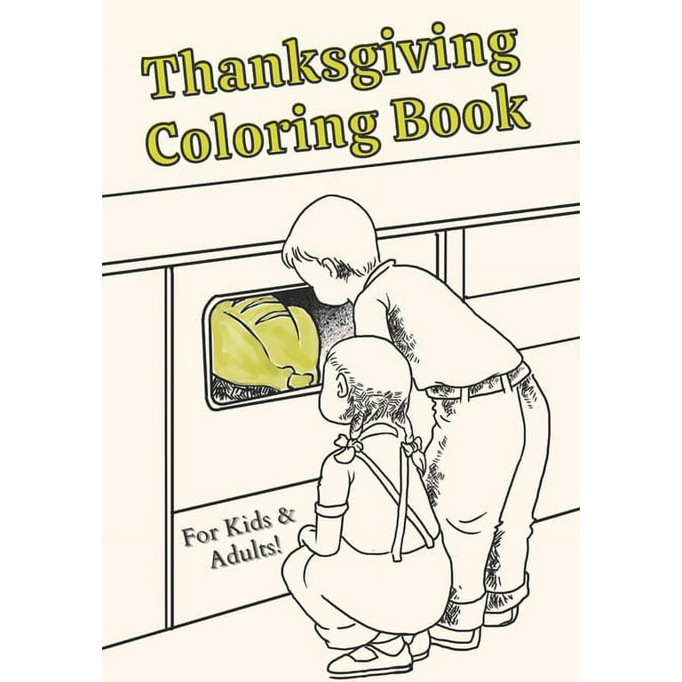 thanksgiving adult coloring book