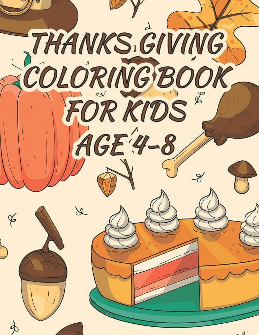 Thanksgiving Coloring Book for Kids: Thanksgiving Coloring & Activity ...