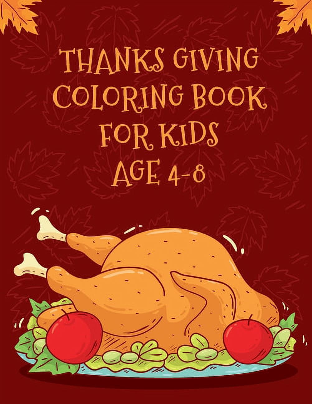 Thanksgiving Coloring Book for Kids: Thanksgiving Coloring & Activity ...