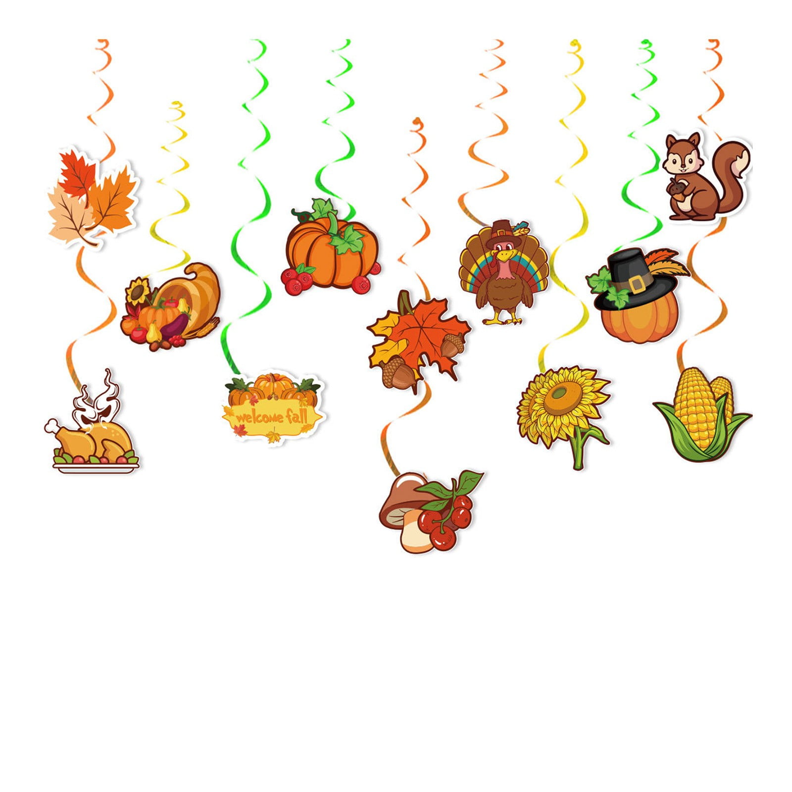 Thanksgiving Cutouts Fall Turkey Maple Leaves Pumpkin Classroom ...