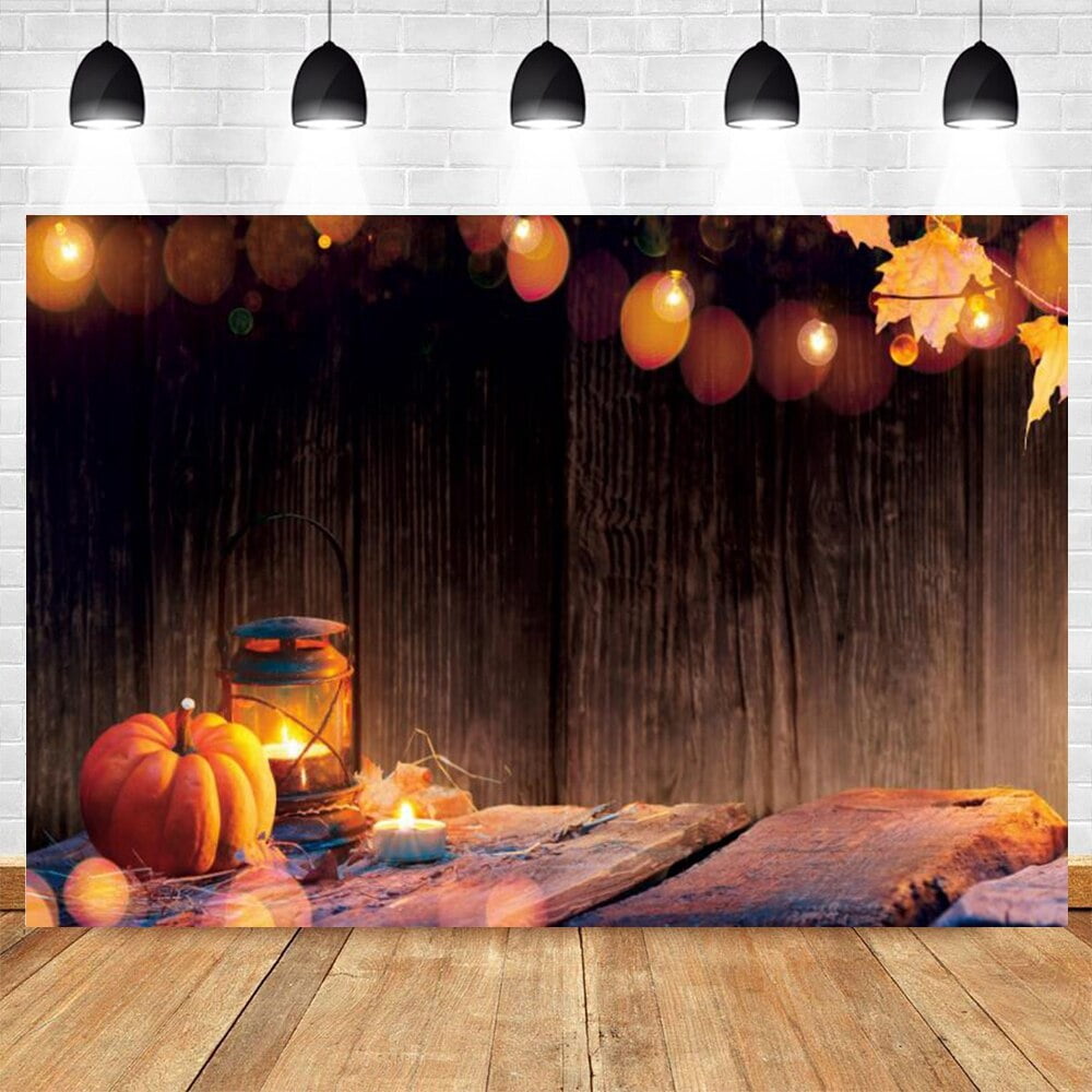 Thanksgiving Day Backdrop Theme Party Decoration Fruits Turkey Dining ...
