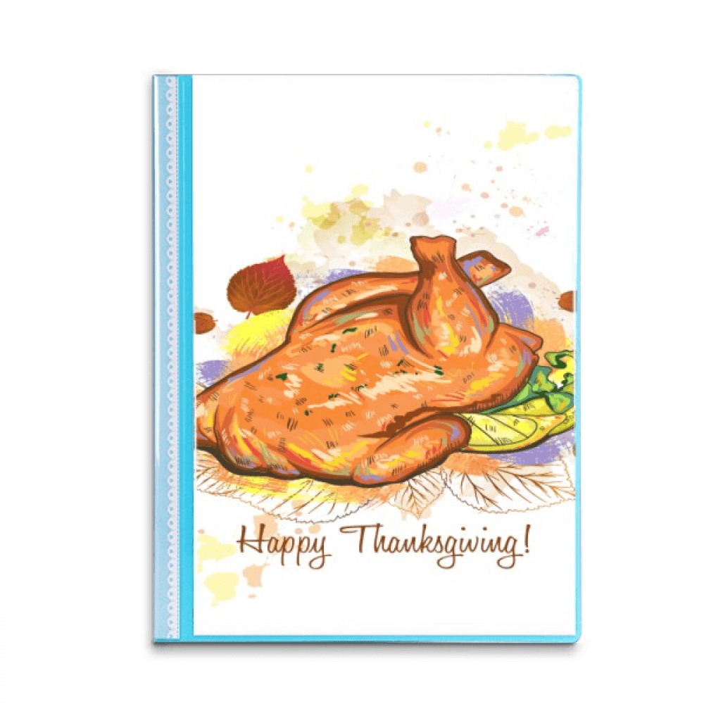 Thanksgiving Day Turkey Pattern Book Sheet Protectors Portfolio Binder ...