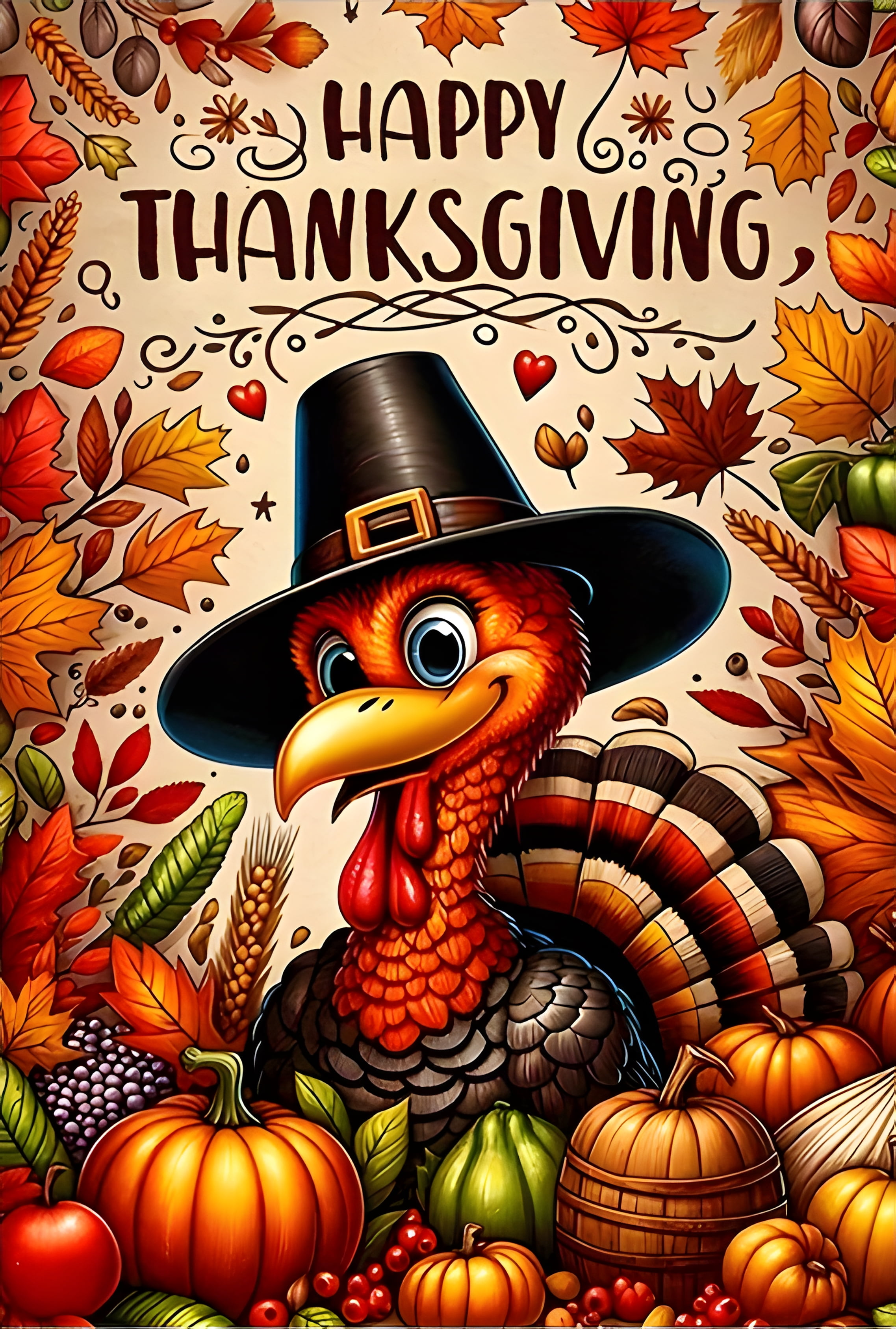 Thanksgiving Diamond Art Painting Kits for Adults Beginners, DIY 5D ...