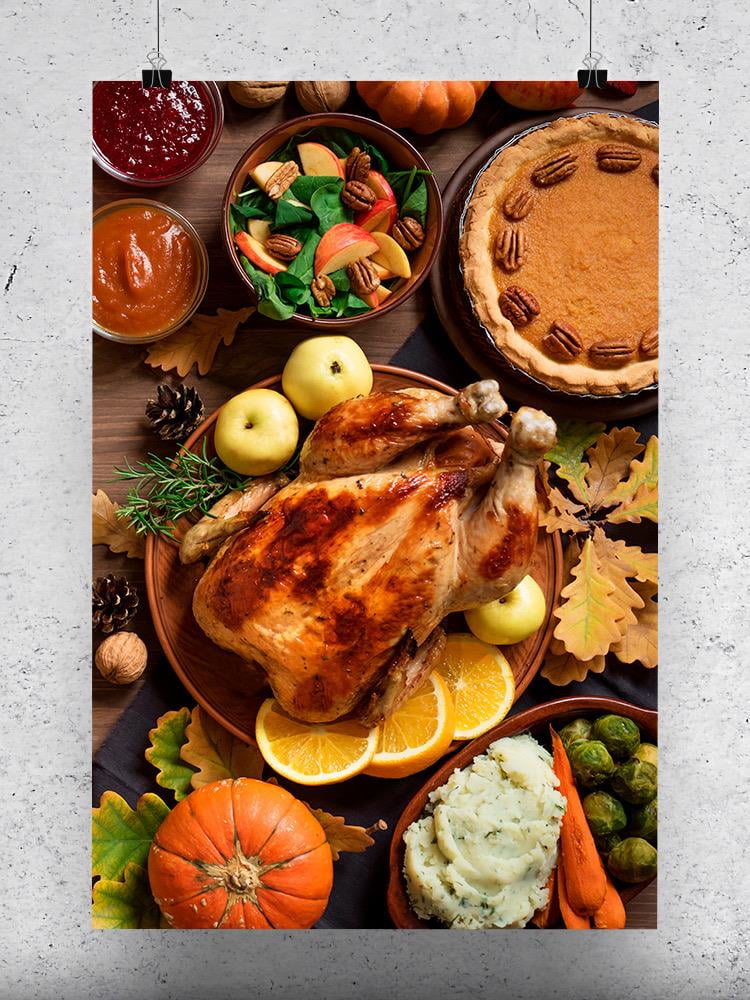 Thanksgiving Dinner. Poster -Image by Shutterstock - Walmart.com