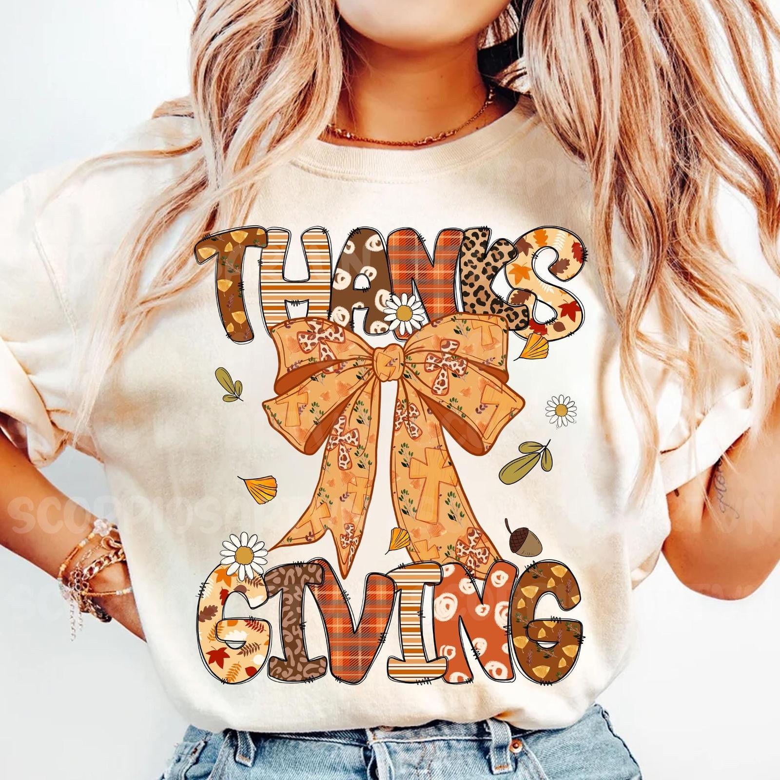 Thanksgiving Doodle Png, Thanksgiving Png, Thanksgiving Coquette Bow ...