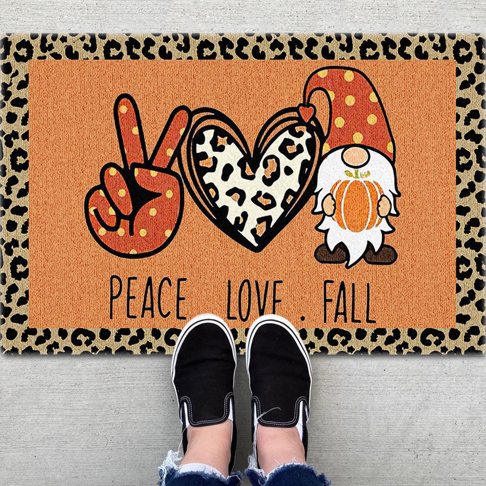 Thanksgiving Doormats 40X60CM Home Autumn Fall Front Door Mat Carpet Floor Mat Decoration ...