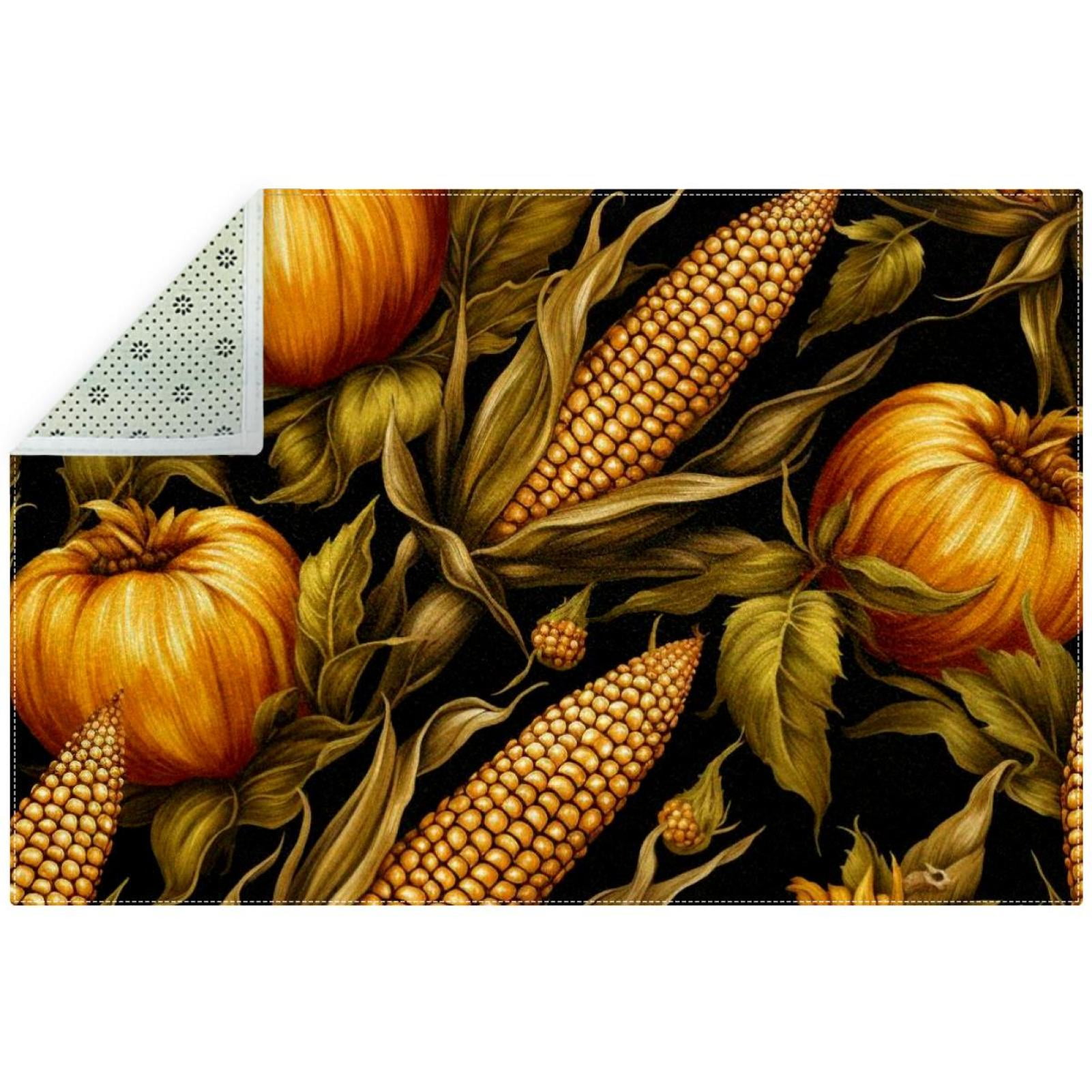 Thanksgiving Elegant Polyester Floor Carpet for Home Decor - Soft and ...