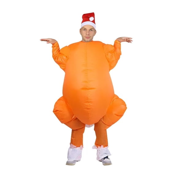 Thanksgiving Event Performance Inflatable Plush Clothing Turkey Dress ...