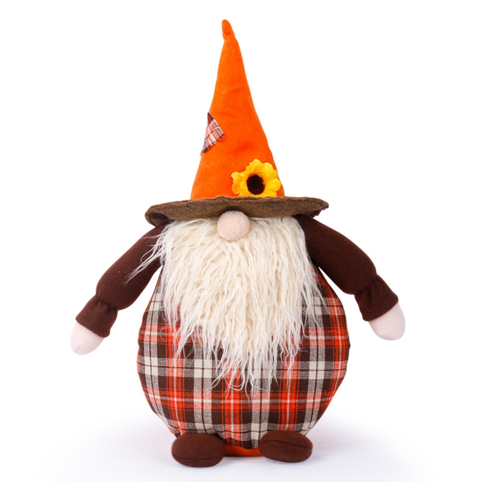 Thanksgiving Fall Gnomes Plush Elf Decoration - Sunflower Faceless ...