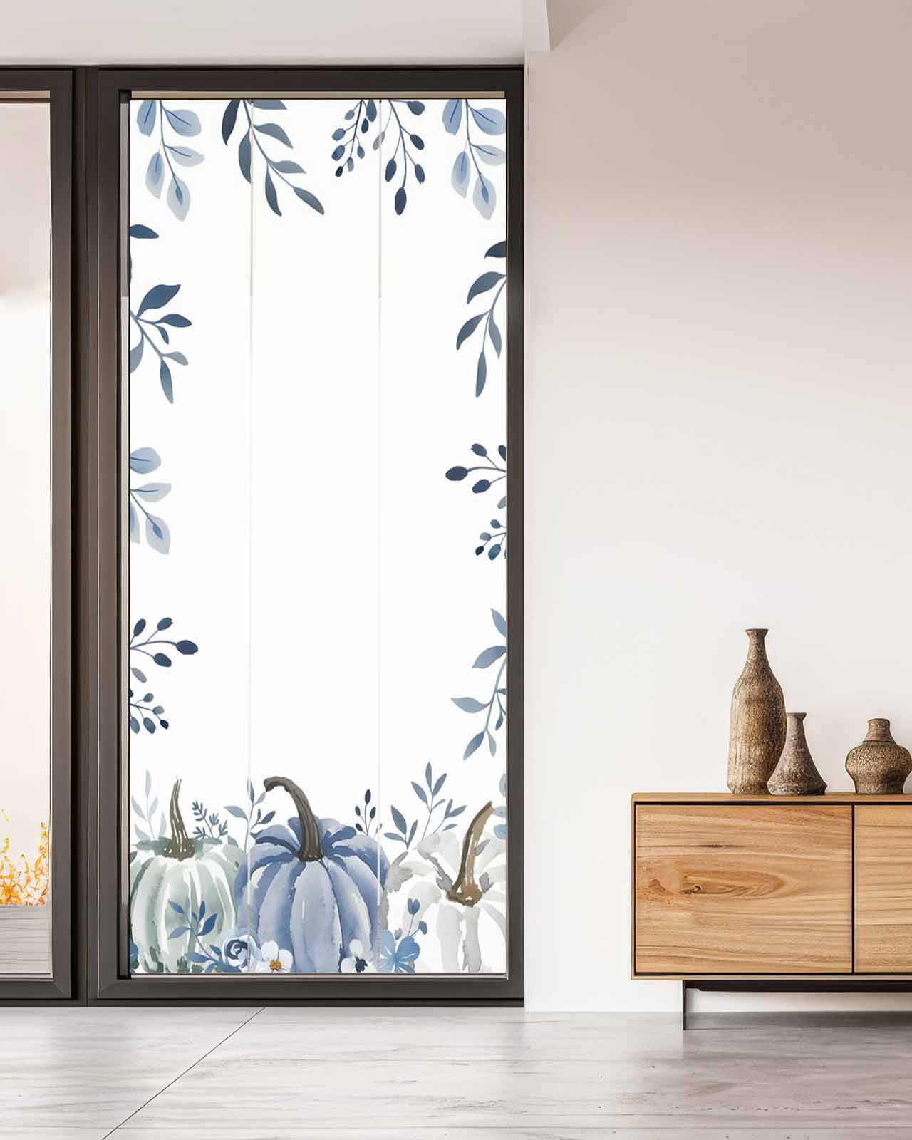 Thanksgiving Fall Window Privacy Film Stained Glass Window Film ...
