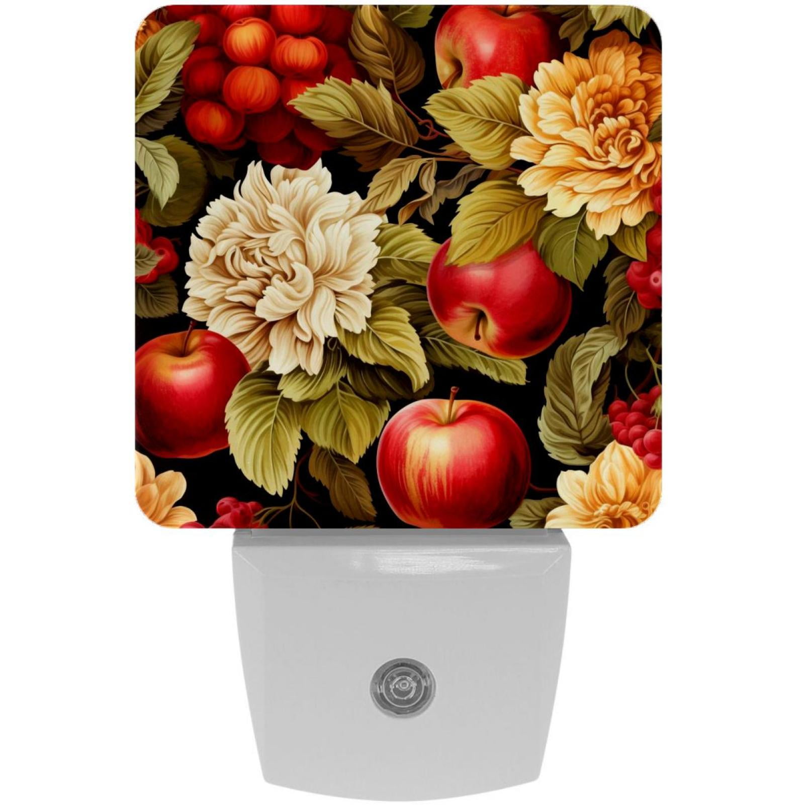 Thanksgiving Fruit LED Square Night Lights - Compact and ...