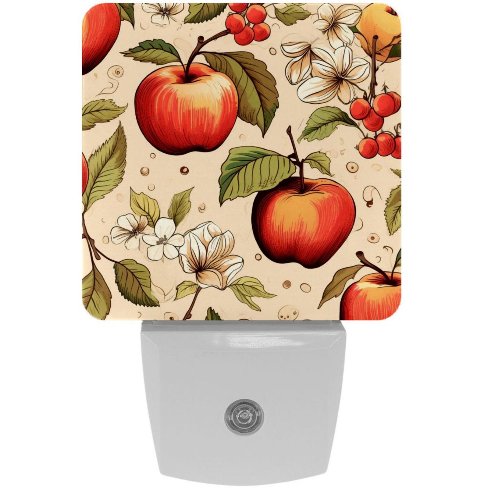 Thanksgiving Fruit LED Square Night Lights - Energy Efficient Plug-in ...