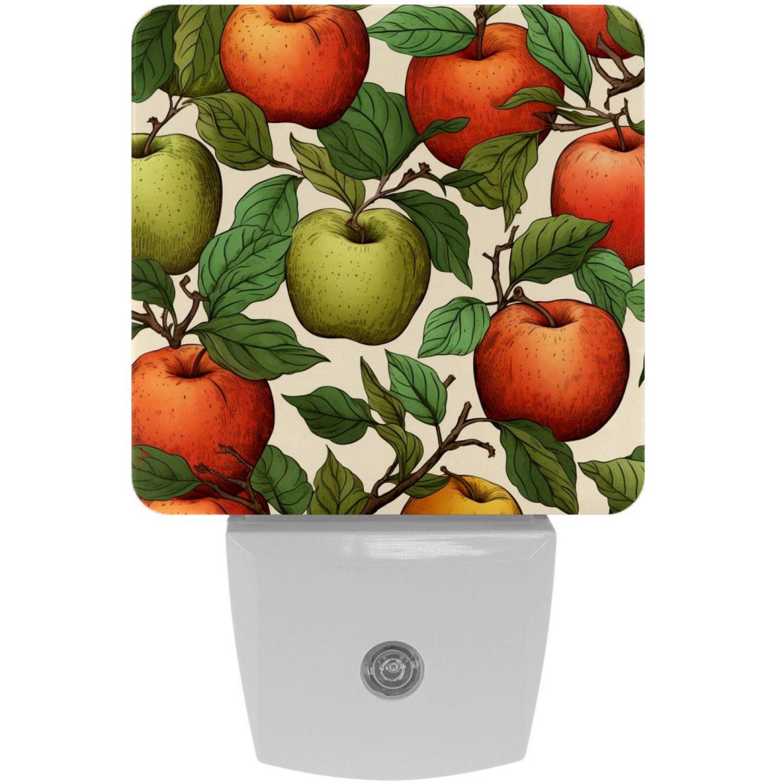 Thanksgiving Fruit LED Square Night Lights - Modern Design, Energy ...