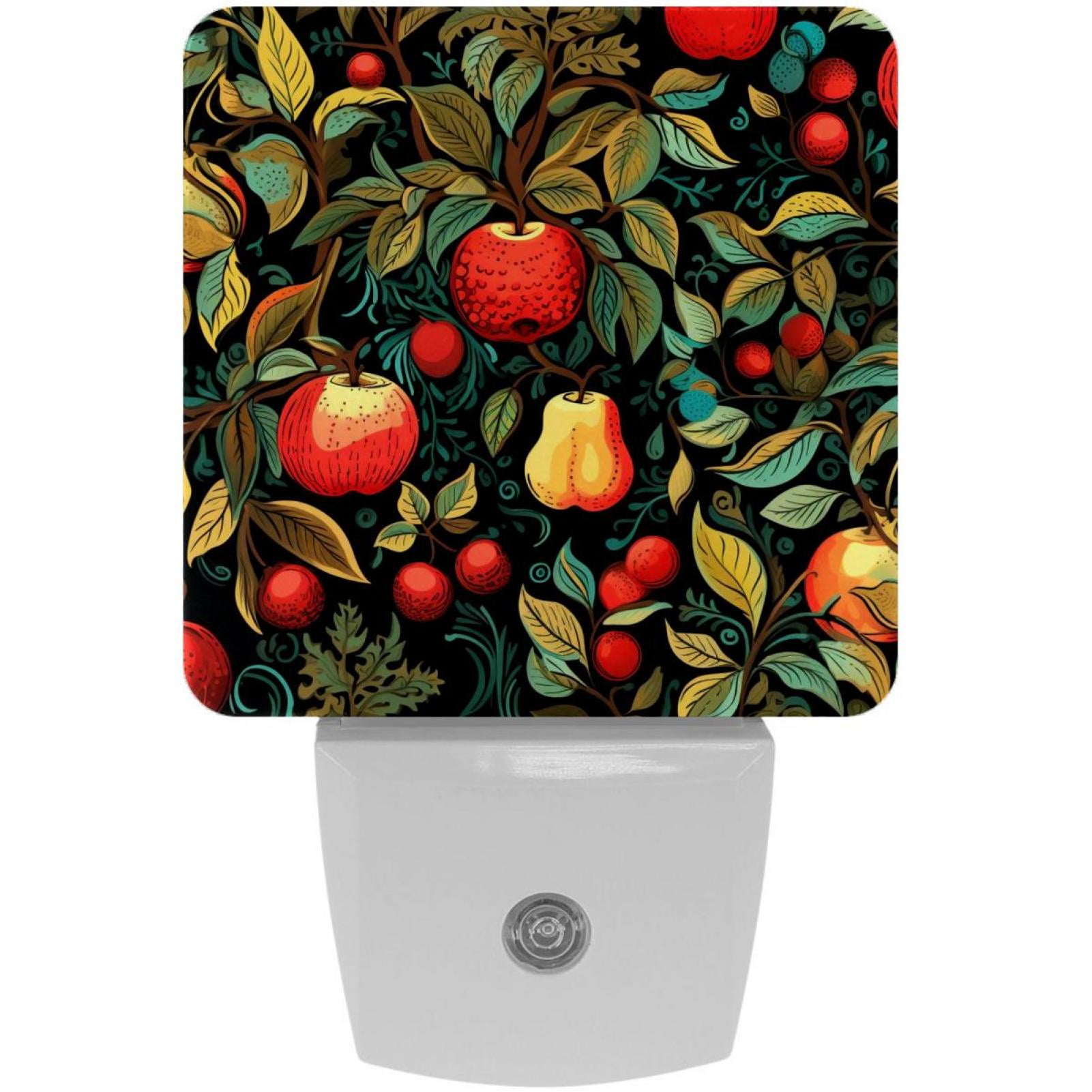 Thanksgiving Fruit LED Square Night Lights - Stylish and Energy ...