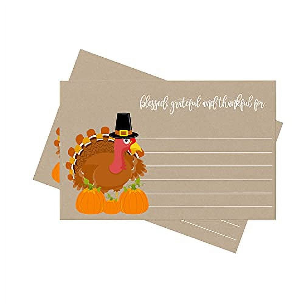 Thanksgiving Gratitude Activity (25 Count) I am Thankful Blessed ...