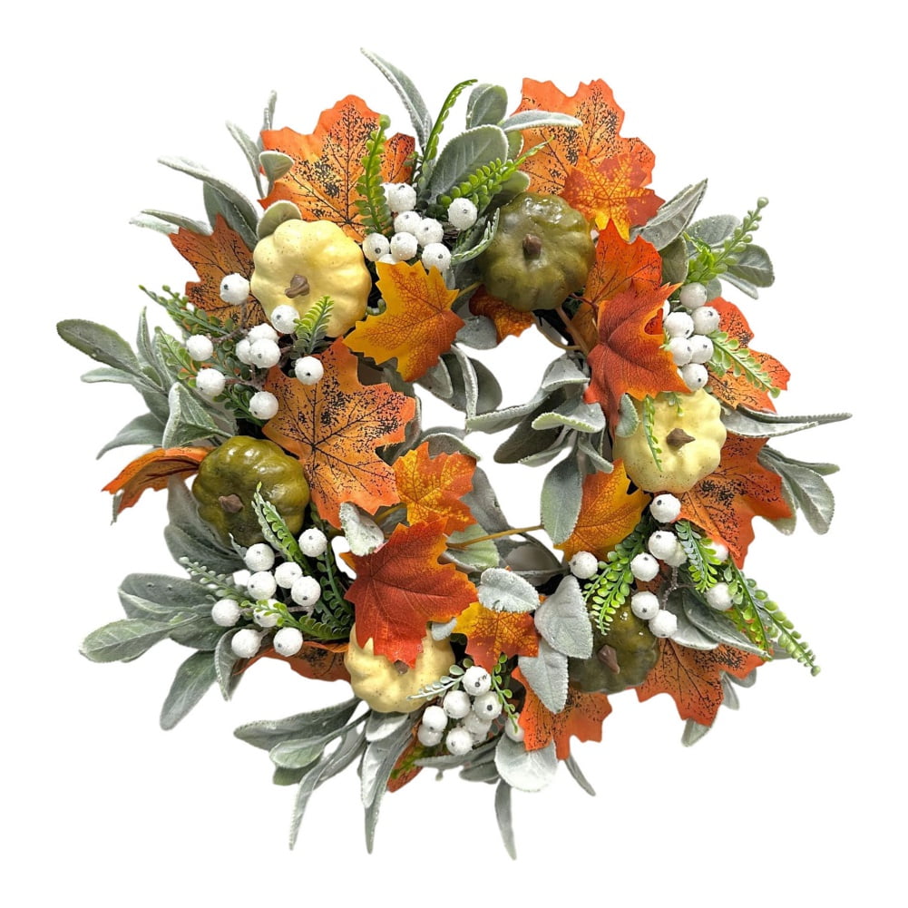 Thanksgiving Harvest Festival Fall Wreaths Decorations Autumn Wreath ...