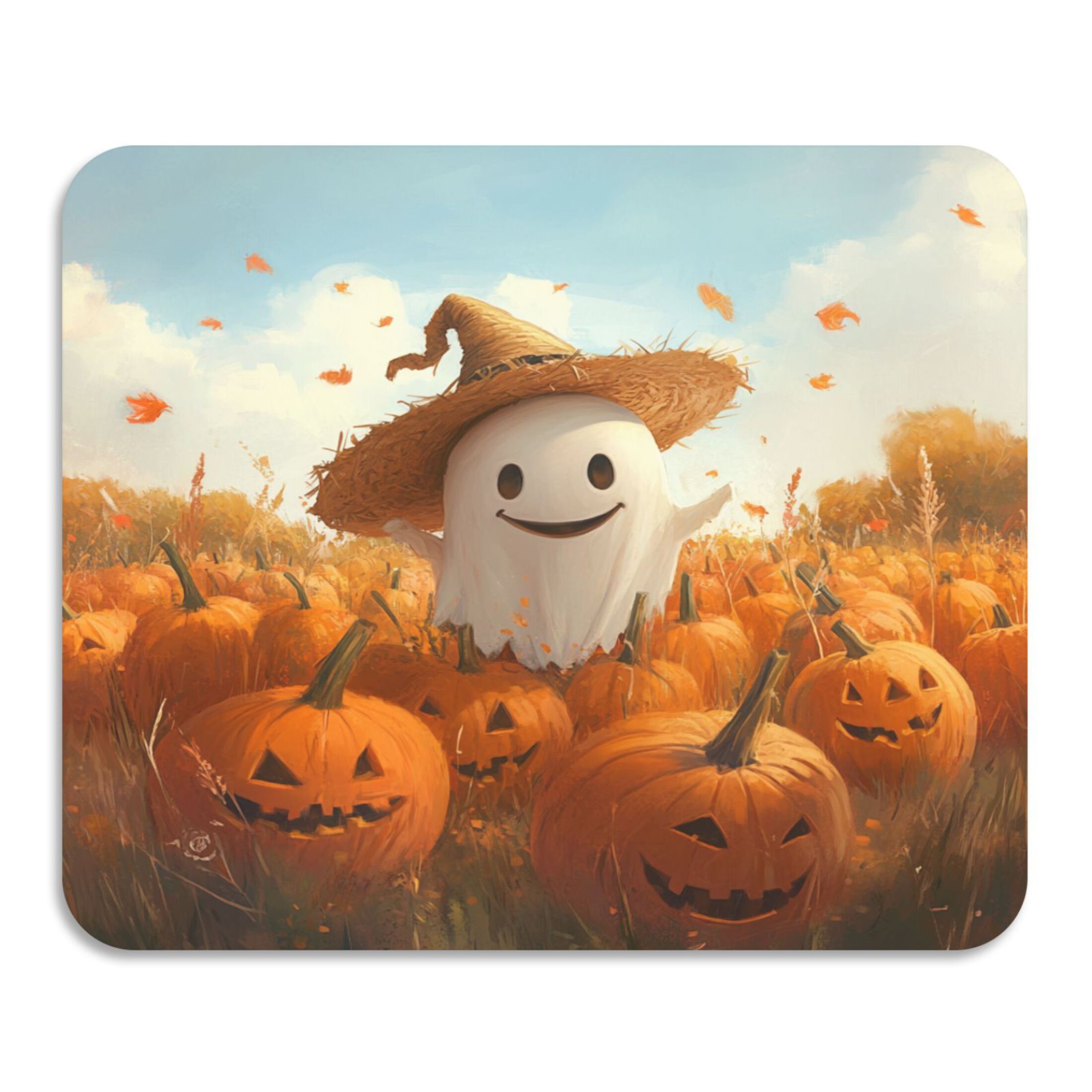 Thanksgiving Harvest Ghosts Diatomaceous Earth Water Absorbent Mat ...
