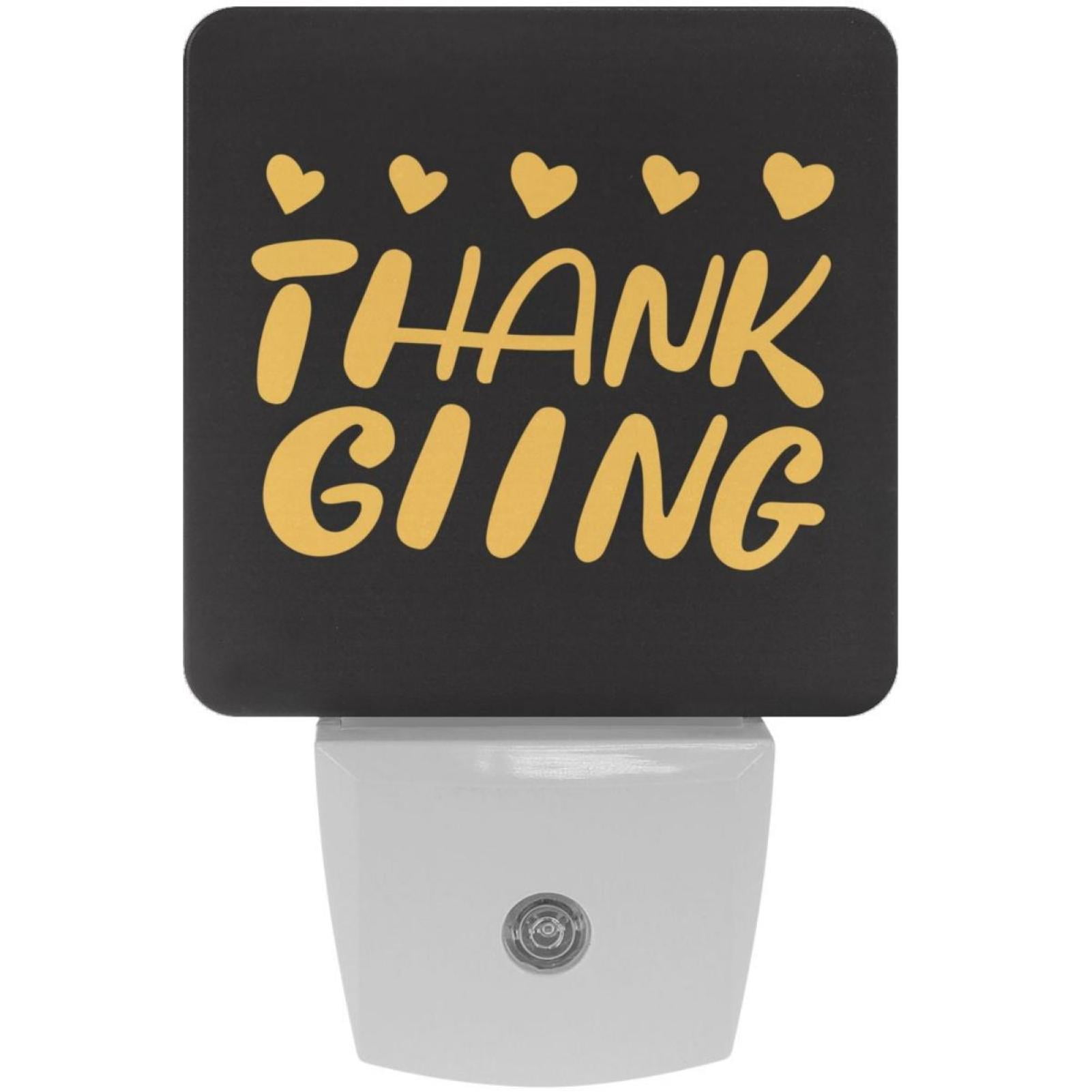 Thanksgiving LED Square Night Lights - Compact and Multifunctional ...