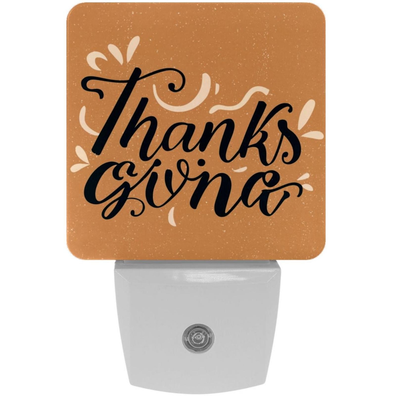 Thanksgiving LED Square Night Lights - Energy Efficient and ...