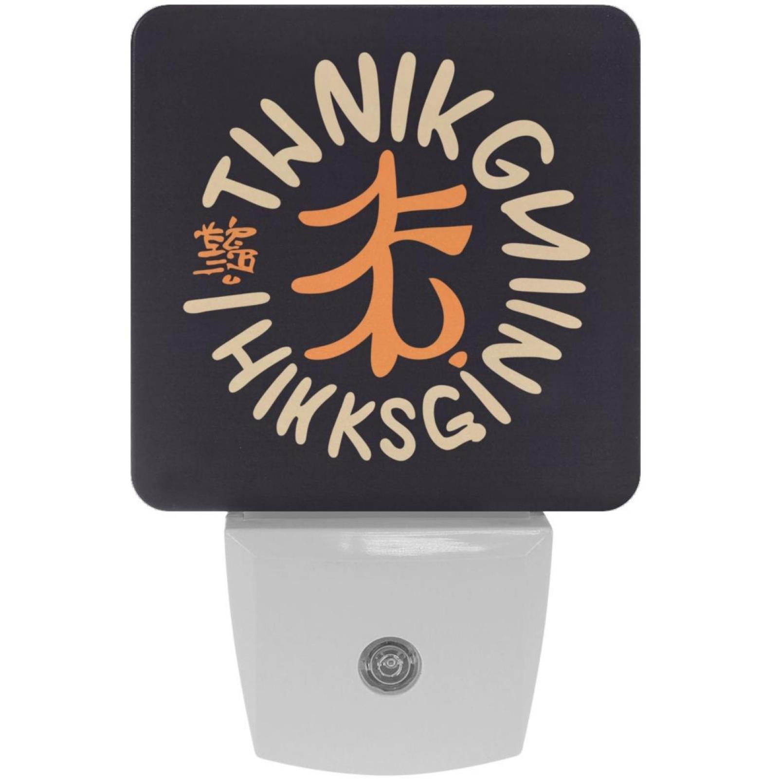 Thanksgiving LED Square Night Lights - Energy Efficient Plug-in Wall ...