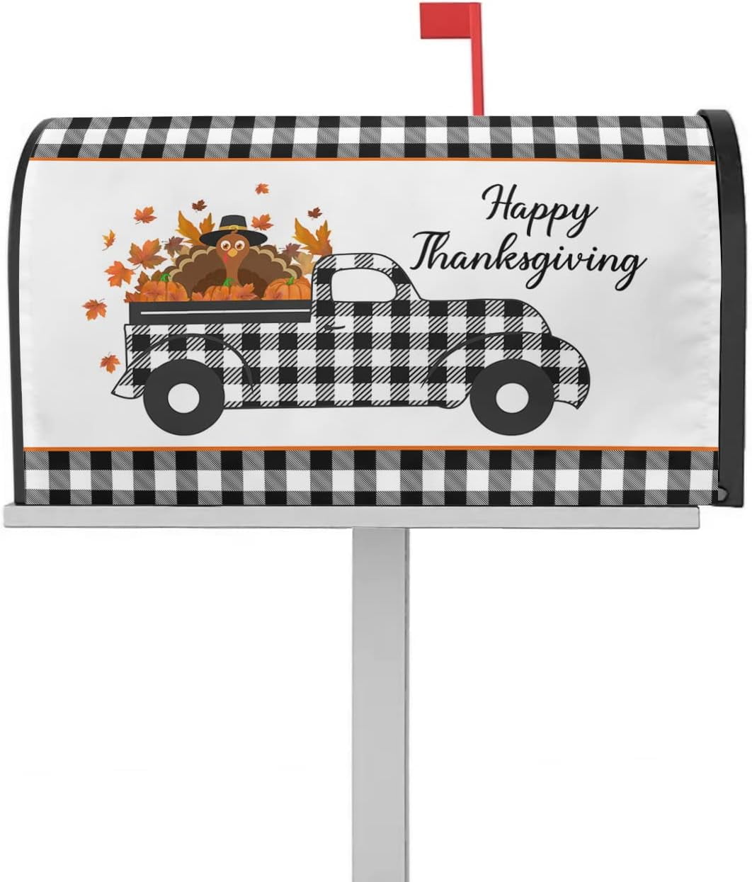 Thanksgiving Magnetic Mailbox Covers Standard Size 18x21 Inch, Buffalo ...
