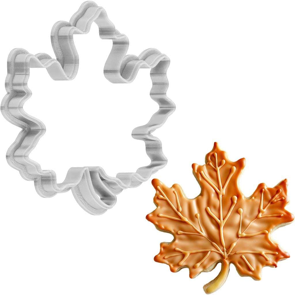 Thanksgiving Maple Leaf Cookie Cutter 4 Inch Made in USA by WONDERTORY ...