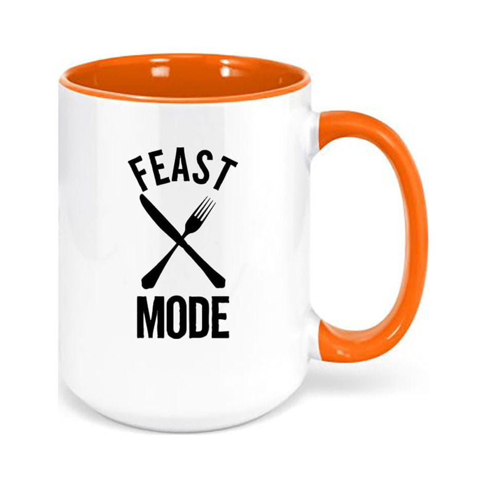 Thanksgiving Mug, Feast Mode, Thanksgiving Coffee Mug, Turkey Day Mug ...