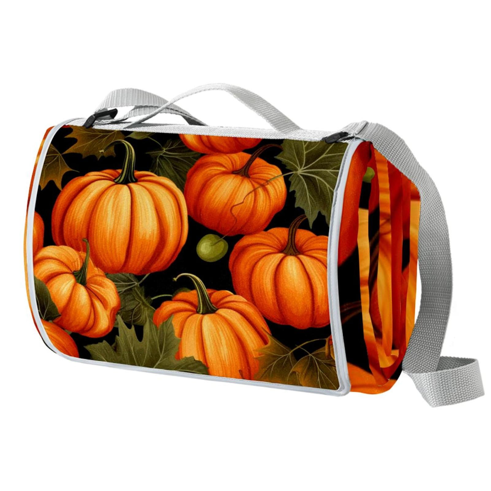 Thanksgiving Outdoor Canvas Picnic Blanket Waterproof and Foldable Mat ...