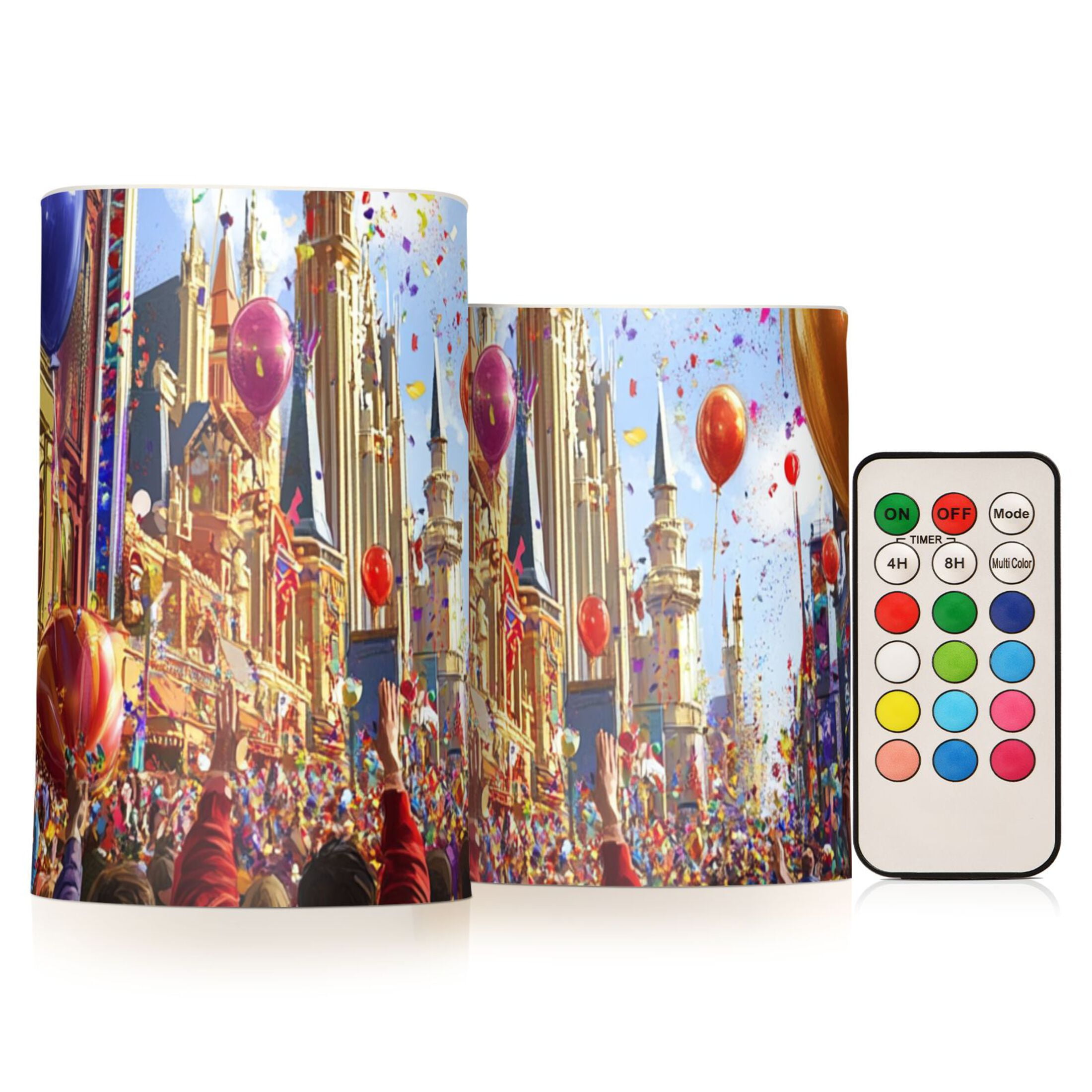 Thanksgiving Parade Fest Flickering Flameless Candles Battery Operated ...