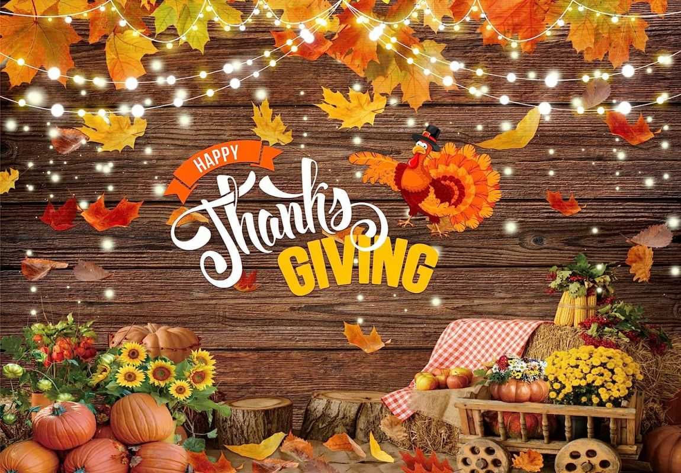 Thanksgiving Photography Backdrop Wooden Floor Barn Harvest Background ...