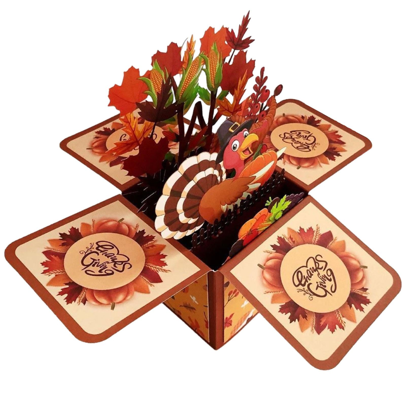 Thanksgiving Popup Card Happy Thanksgiving Card Includes Envelope and ...