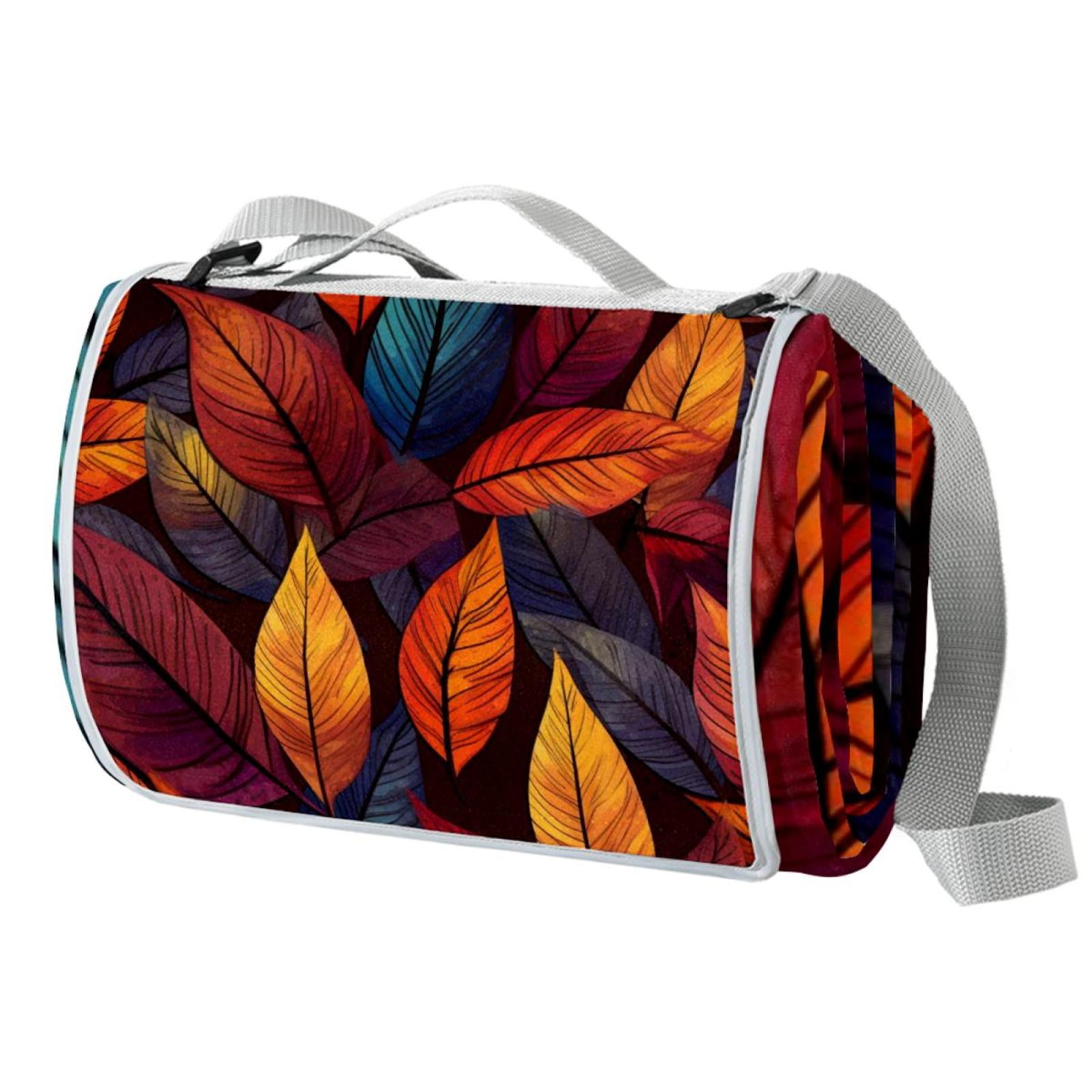 Thanksgiving Portable Canvas Picnic Blanket Waterproof Backing for ...