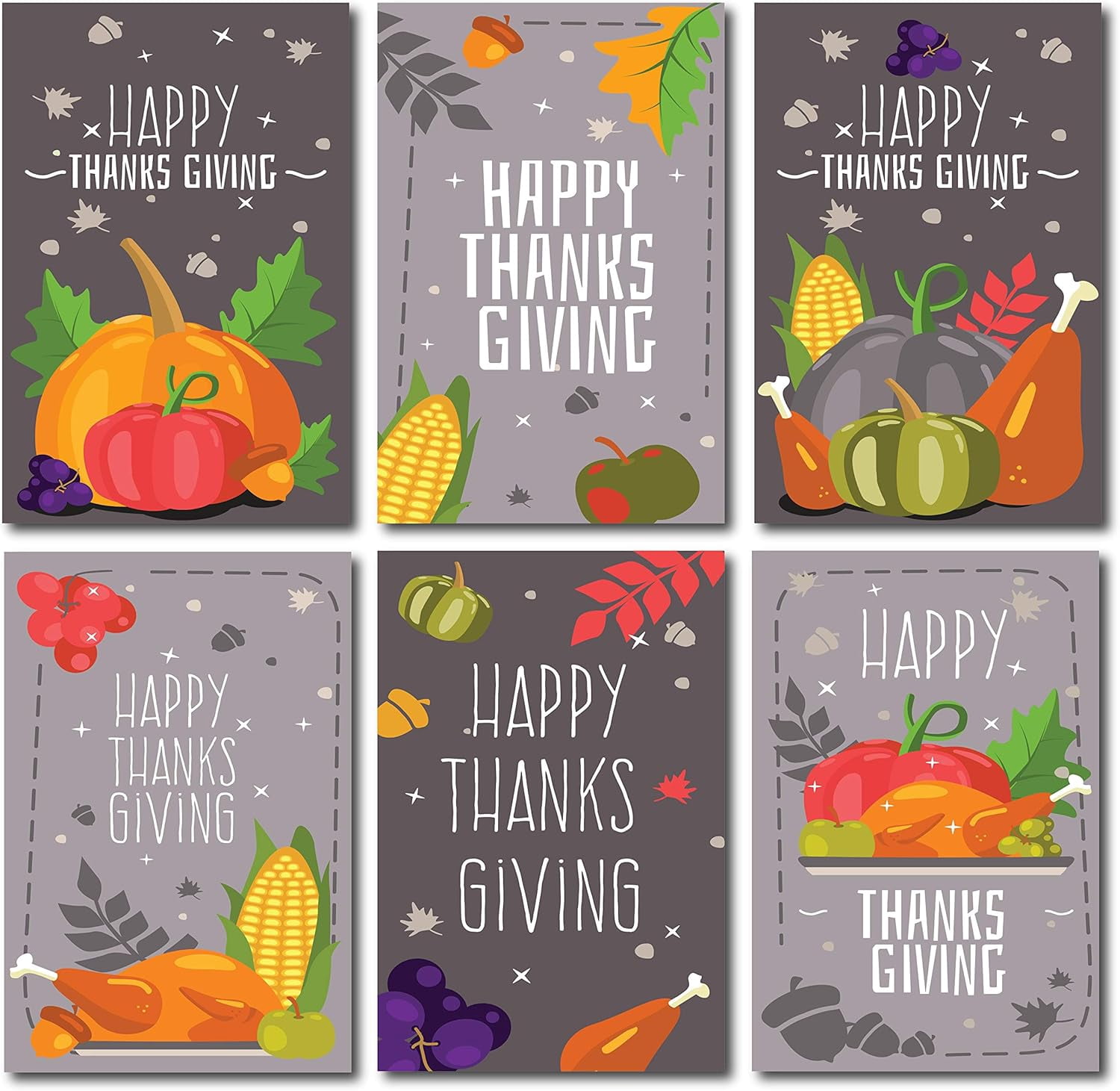 Thanksgiving Postcards: Set includes pc Thanksgiving Cards Bulk ...