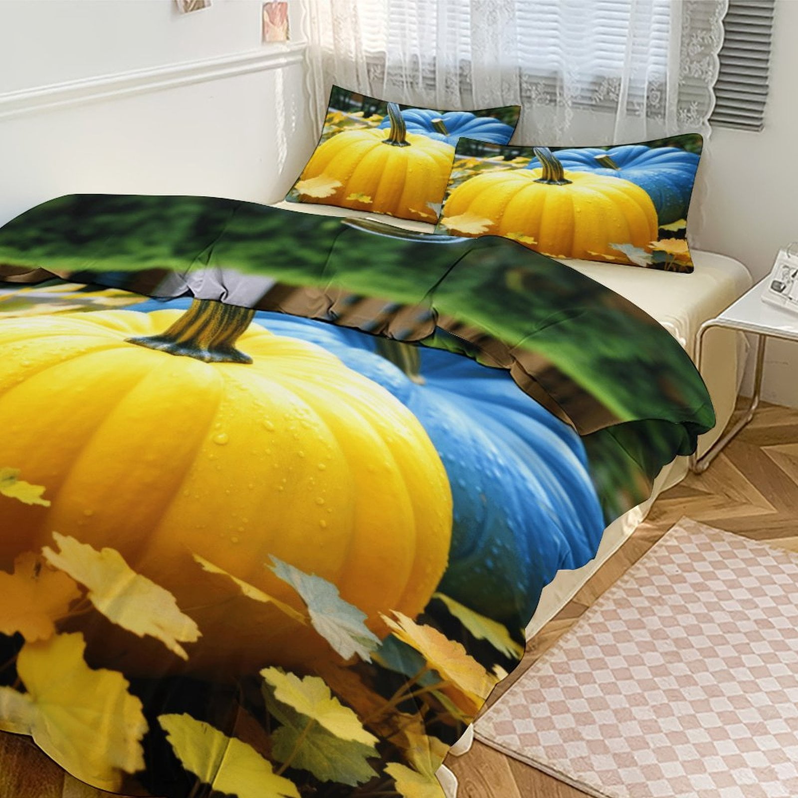 Thanksgiving Pumpkin 3D Duvet Cover Set Quilt Cover Theme of Kid Boy ...