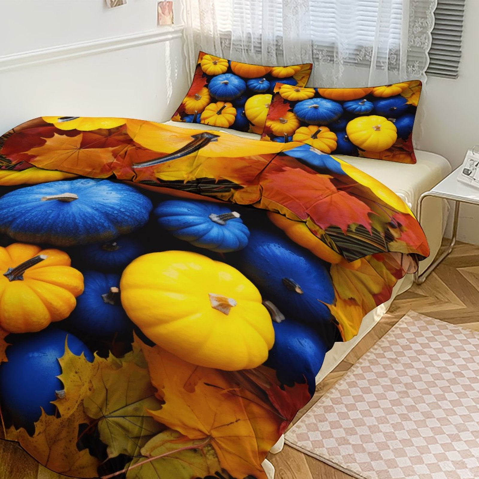 Thanksgiving Pumpkin 3D Duvet Cover Set Quilt Cover Theme of Kid Boy ...
