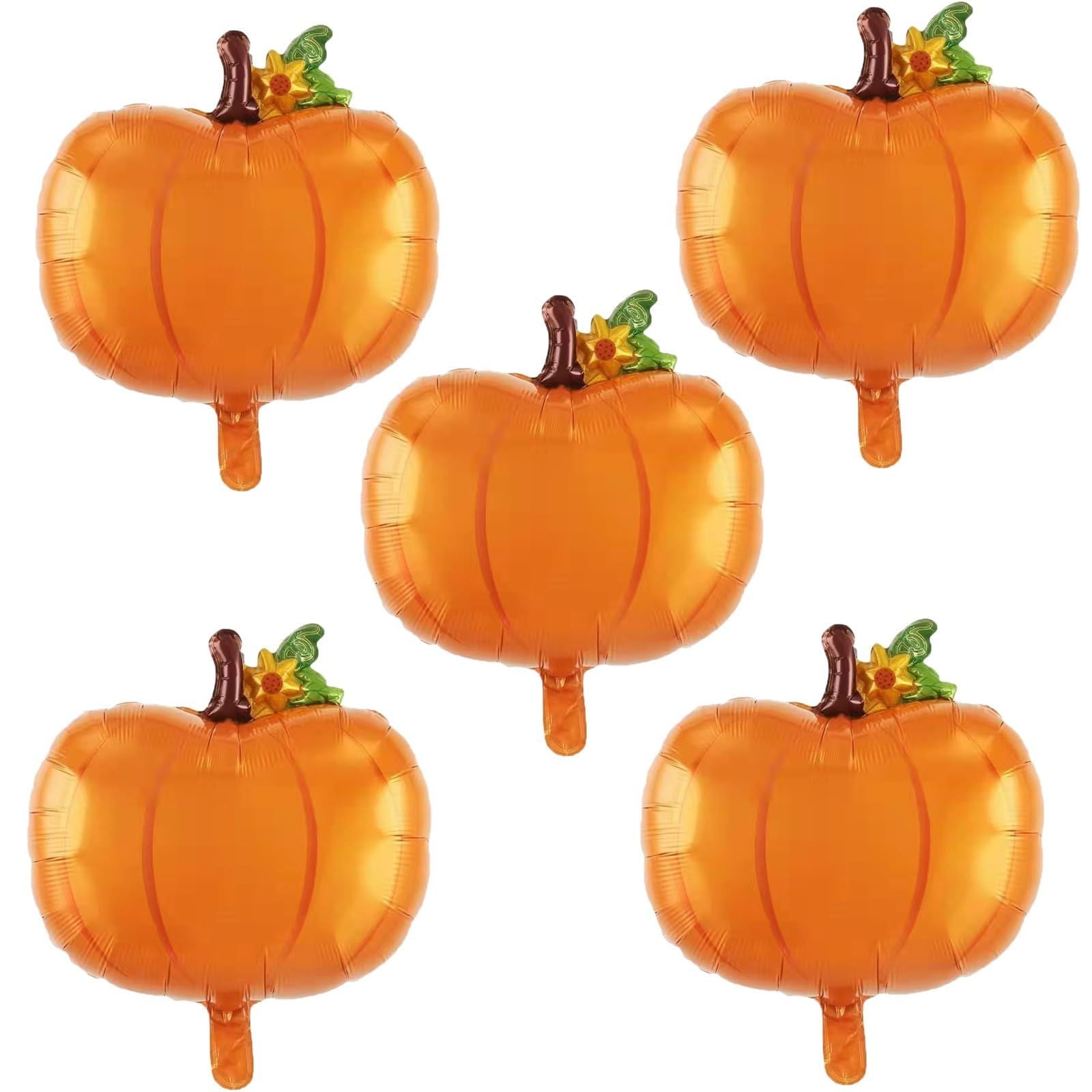 Thanksgiving Pumpkin Foil Balloons - Fall Harvest Themed Party Decor ...